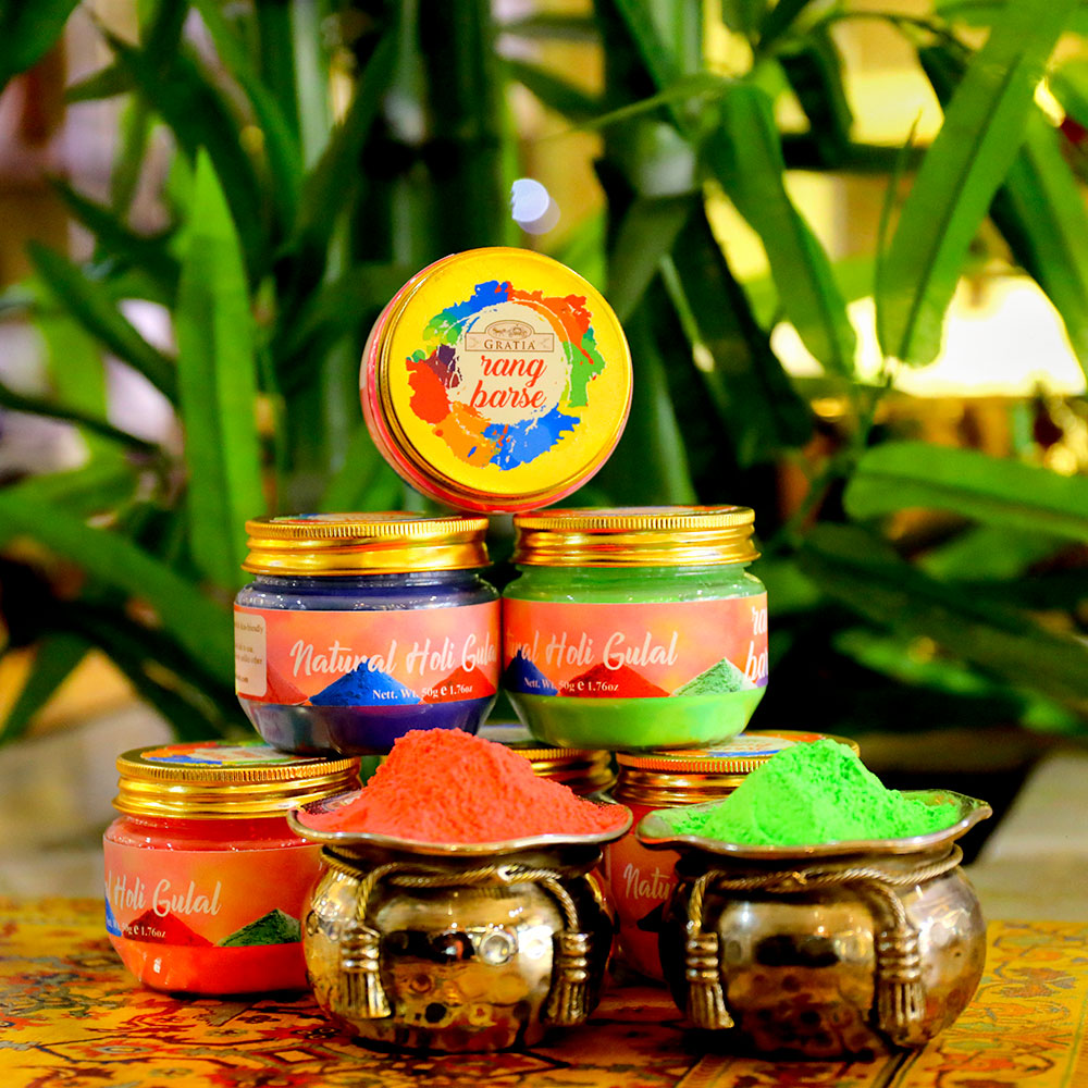 Holi Gulal Gift Hamper – Gratia Bath And Body